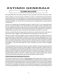 Estimo ed estimo rurale | Appunti di Estimo - Docsity