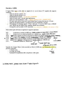 Svolgimento esercizio conto corrente + scalare | Esercizi di Economia e gestione della banca ...