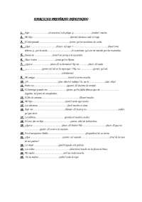 Exercices spanish language | Exercises Spanish - Docsity