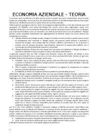 Economia Aziendale TEORIA primo anno (UNIUD) | Schemi e mappe concettuali di Economia Aziendale ...