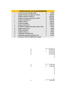 Excel ejercicios contabilidad | Ejercicios de Matemáticas - Docsity