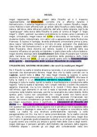 Hegel | Appunti di Filosofia | Docsity