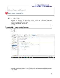 GUIA LABORATORIO DE PROGRAMACION | Ejercicios de Programación C - Docsity