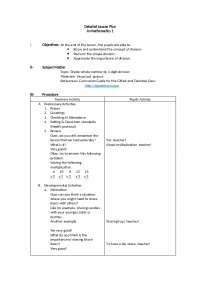 Detailed lesson plan in mathematics grade 1 | Study Guides, Projects ...