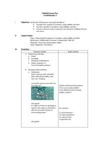 Detailed lesson plan in mathematics grade 3 | Study Guides, Projects ...