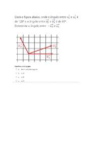 Prova geometria anaitica | Provas Geometria Analítica e Álgebra Linear - Docsity
