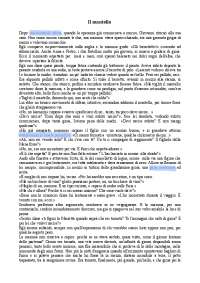 Comprensione “Il mantello” di Dino Buzzati | Esercizi di Italiano | Docsity