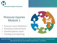 Pressure Injuries Module 1 | Study notes Nursing | Docsity