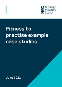 Fitness to practise example case studies | Study notes Nursing - Docsity
