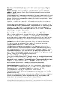 Appunti su poema cavalleresco, Classicismo, Anticlassicismo, Barocco | Appunti di Italiano | Docsity