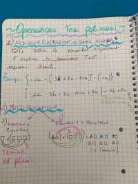 Monomi e polinomi matematici primo liceo | Schemi e mappe concettuali ...