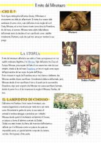 Il mito del minotauro | Schemi e mappe concettuali di Elementi di ...