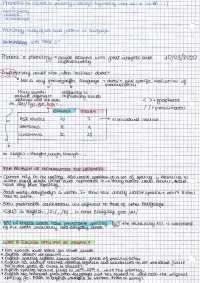 English Linguistics 101 | Schemi e mappe concettuali di Linguistica Inglese | Docsity