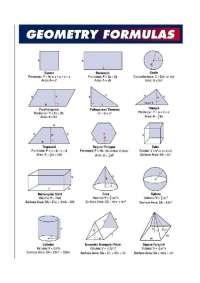 Formula of Mathematics | Cheat Sheet Mathematics | Docsity