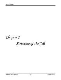 Chapter 2 Structure of the Cell | Exercises Biology | Docsity