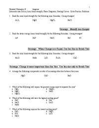 Test1 More Intermolecular Force Practice Problems | Study notes ...