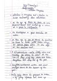 Deep water class 12 summary | Summaries English | Docsity