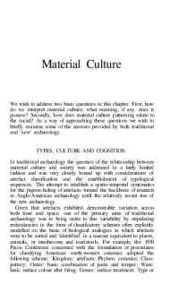 Material Culture | Lecture notes Design | Docsity