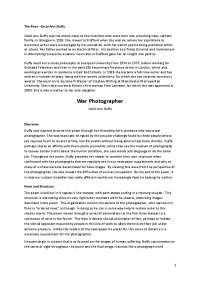 War Photographer | Lecture notes Poetry - Docsity