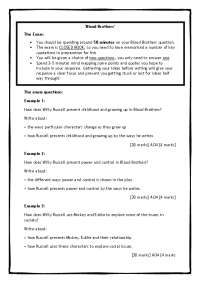 Blood-brothers-revision-guide.pdf | Study notes Music | Docsity