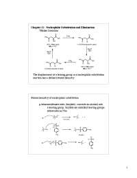 Nucleophilic Substitution and Elimination Walden Inversion | Study ...