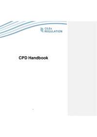CPD Handbook | Study notes Law | Docsity