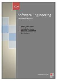 Study note for Use Case Diagram | Study notes Software Engineering ...