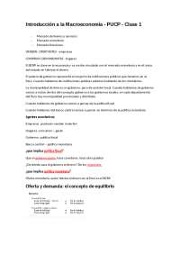 Introduccion a la macroeconomia | Resúmenes de Macroeconomía | Docsity