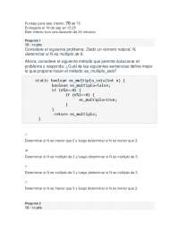 Exámenes de Programación Java (Informática) Gratis y online en PDF | Docsity