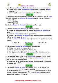 Metodos numericos de investigacion | Ejercicios de Métodos Numéricos | Docsity