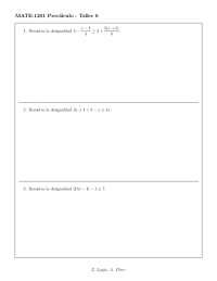 EJERCICIOS DE PRECALCULO | Exámenes de Matemáticas | Docsity