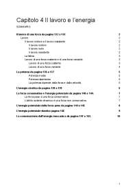 Il Lavoro e L'energia | Appunti di Fisica | Docsity