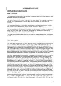 OISC Level 2 Asylum Paper | Study Guides, Projects, Research Acting ...