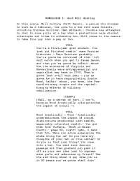 MONOLOGUE 1: Good Will Hunting | Lecture notes Business | Docsity