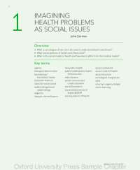 IMAGINING HEALTH PROBLEMS AS SOCIAL ISSUES | Slides Sociology | Docsity