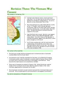 History-REVISION-BOOKLET-3-VIETNAM-WAR.pdf | Study Guides, Projects ...