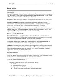 Data Spills | Study Guides, Projects, Research Information Systems ...