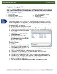 Excel 2016 In Practice Guided Project 2-3 Instructions | Study notes ...