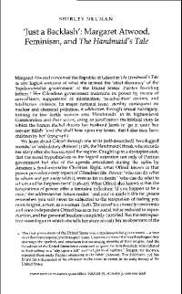 Margaret Atwood, Feminism, and The Handmaid's Tale | Lecture notes ...