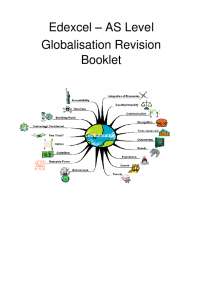 Edexcel – AS Level Globalisation Revision Booklet | Schemes and Mind ...