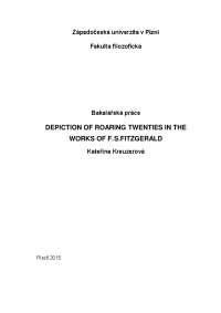 DEPICTION OF ROARING TWENTIES IN THE WORKS OF ... | Study Guides ...