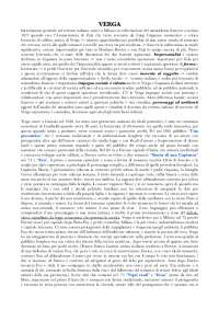 Giovanni Verga: vita e opere | Appunti di Italiano | Docsity