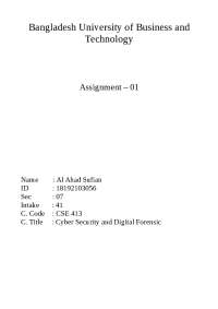 Cyber Security paper works | Essays (high school) Computer science ...