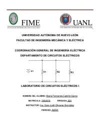 Práctica de laboratorio de circuitos eléctricos 1 | Ejercicios de Análisis de Circuitos ...