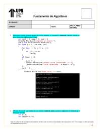 Ejercicios resueltos de programacion lenguaje c# | Ejercicios de Algoritmos y Programación | Docsity