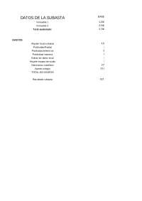 Ejercicio excel informatica | Exámenes de Informática | Docsity