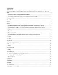 Assignment 2 Networking Infrastructure | Slides Technical English | Docsity