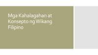Kahalagahan at konsepto ng wika | Study Guides, Projects, Research Sign ...