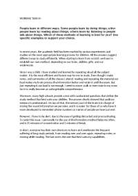 Task 1 toefl writing | Ejercicios de Idioma Inglés | Docsity