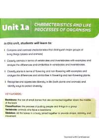 CHARACTERISTICS AND LIFE PROCESSES OF ORGANISMS | Study notes Biology ...